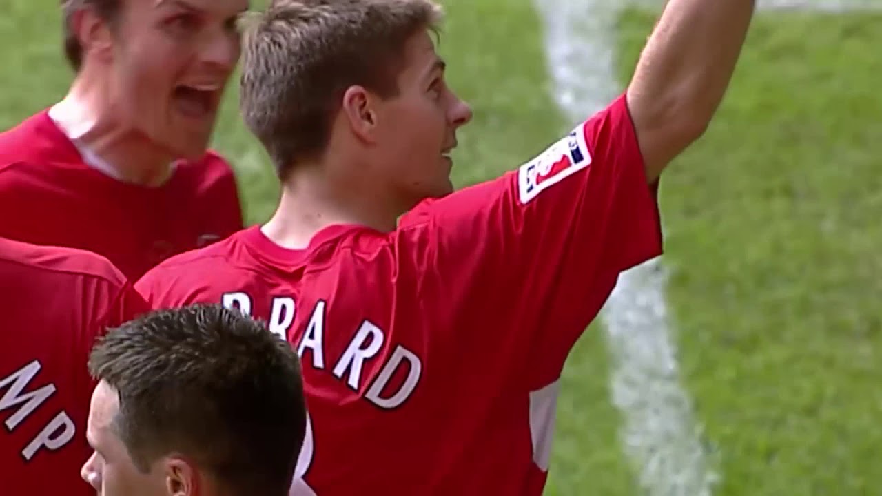 Steven Gerrard 4 amazing goals - YouTube