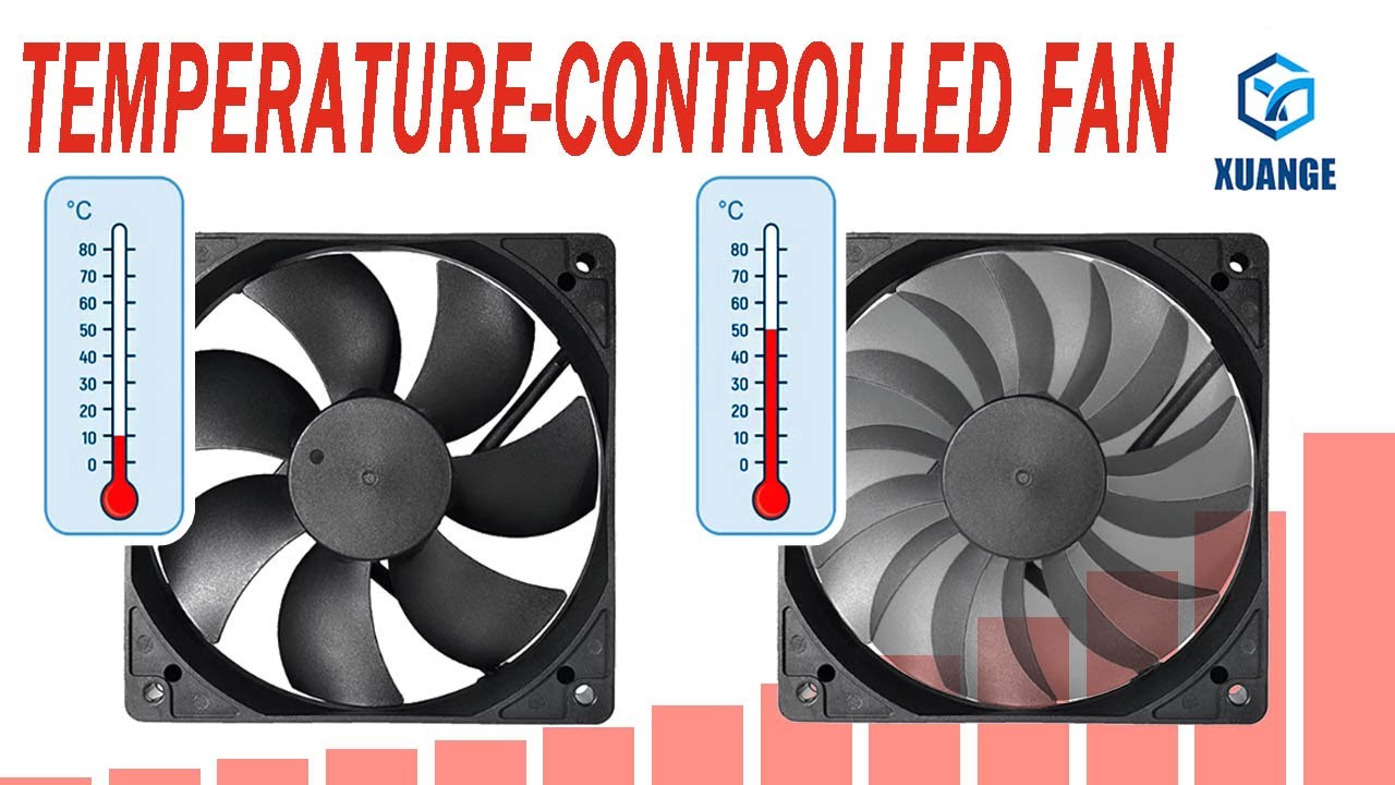 DIY Temperature controlled fan | Smart furniture | Rotation with ...