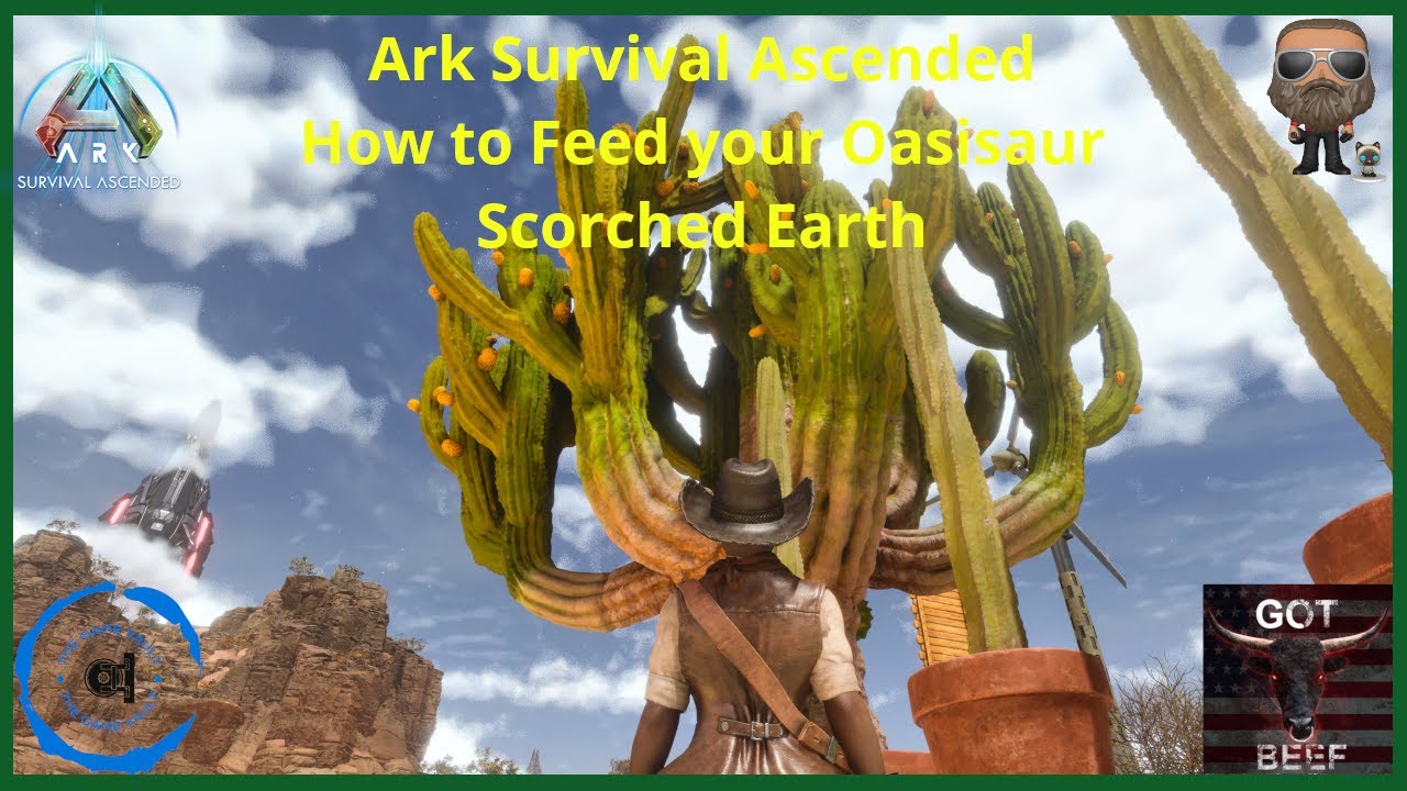 Ark Survival Ascended [PS5] How to Feed Your Oasisaur Scorched Earth ...