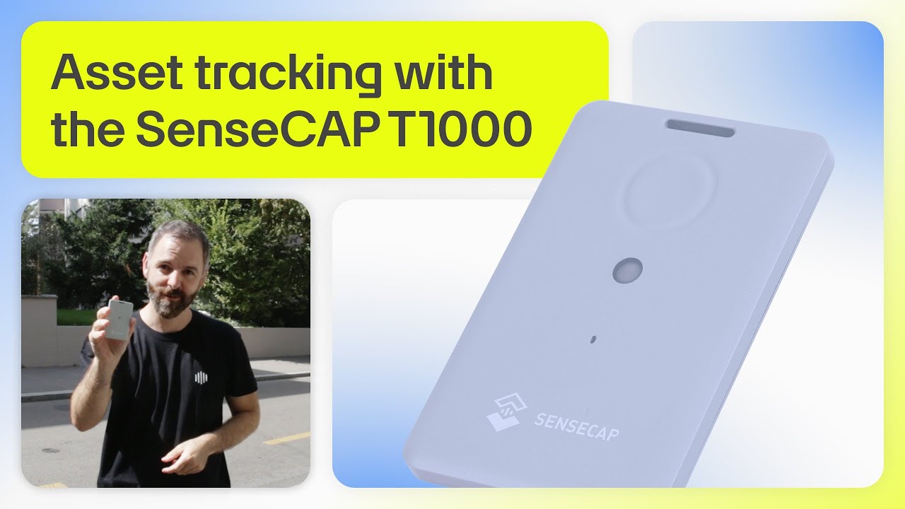 Asset tracking with the SenseCap T1000 and akenza - YouTube