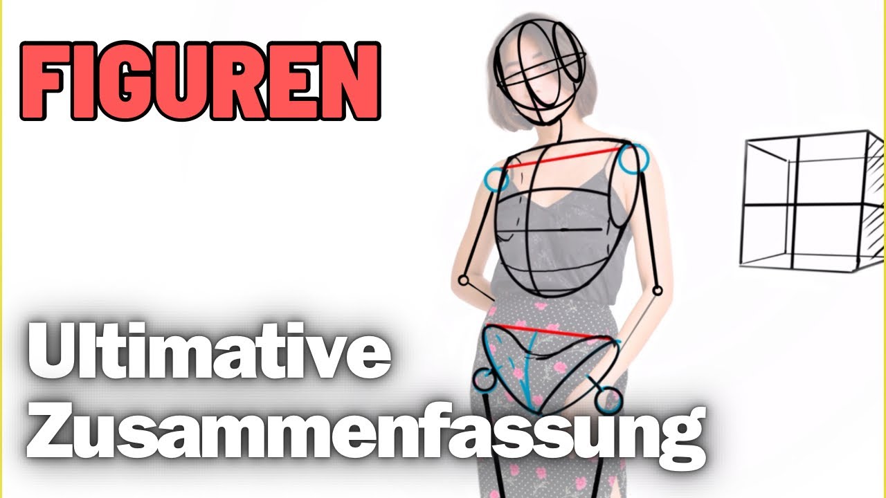 Figuren/Menschen Körper Zeichnen Lernen für Anfänger - Die ...