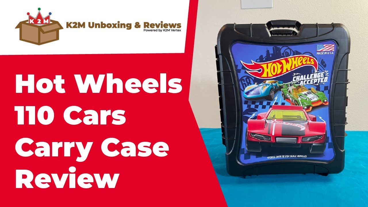 Hot Wheels 110 Cars Carry Case (#214) | #K2M #unboxing - YouTube