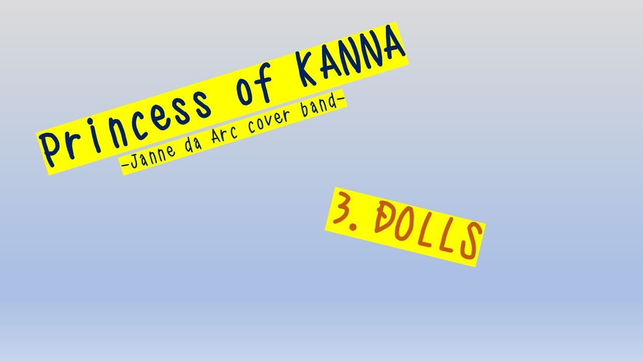 DOLLS(Janne Da Arc cover) - YouTube