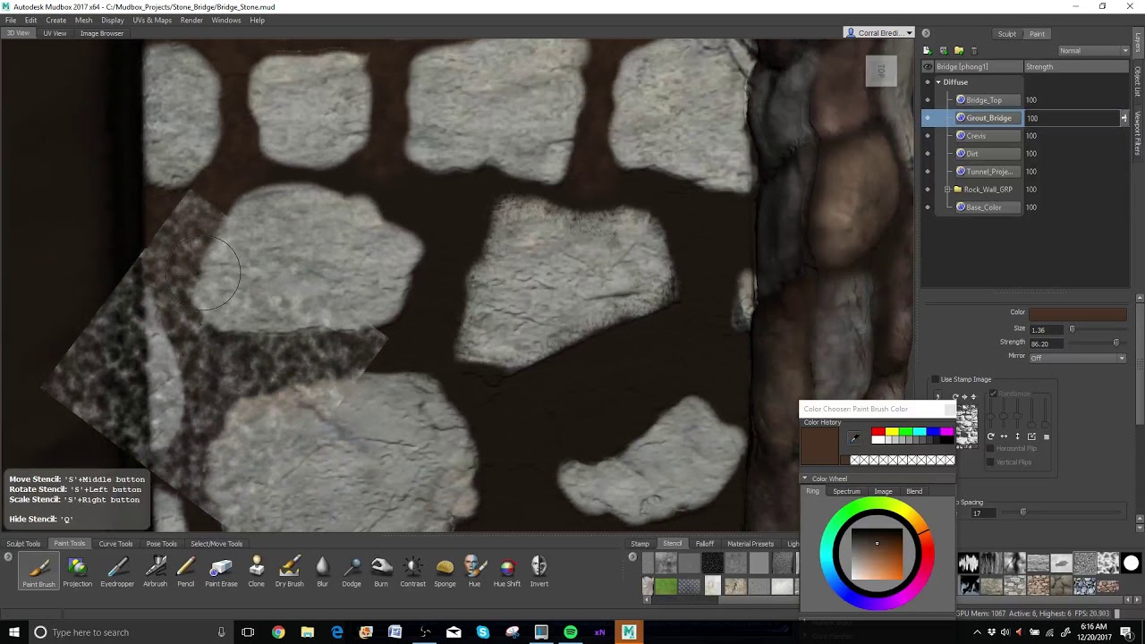 Mudbox tutorial: StoneBridge: Part 17 - YouTube