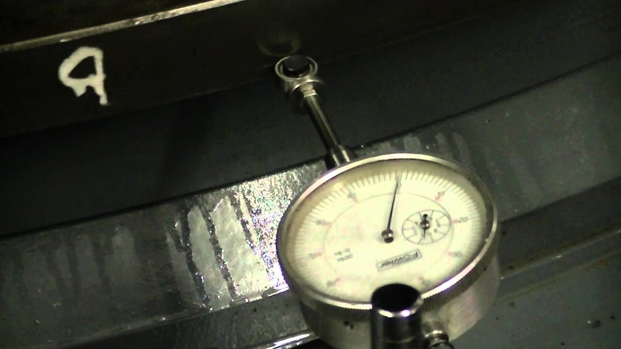 WEBCO Kingsbury Center Column Dial Concentricity Check 01 - YouTube