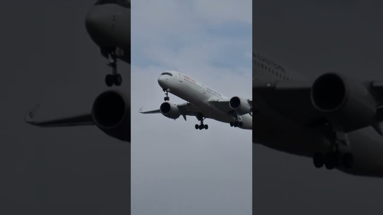 China Eastern A350 close up - YouTube