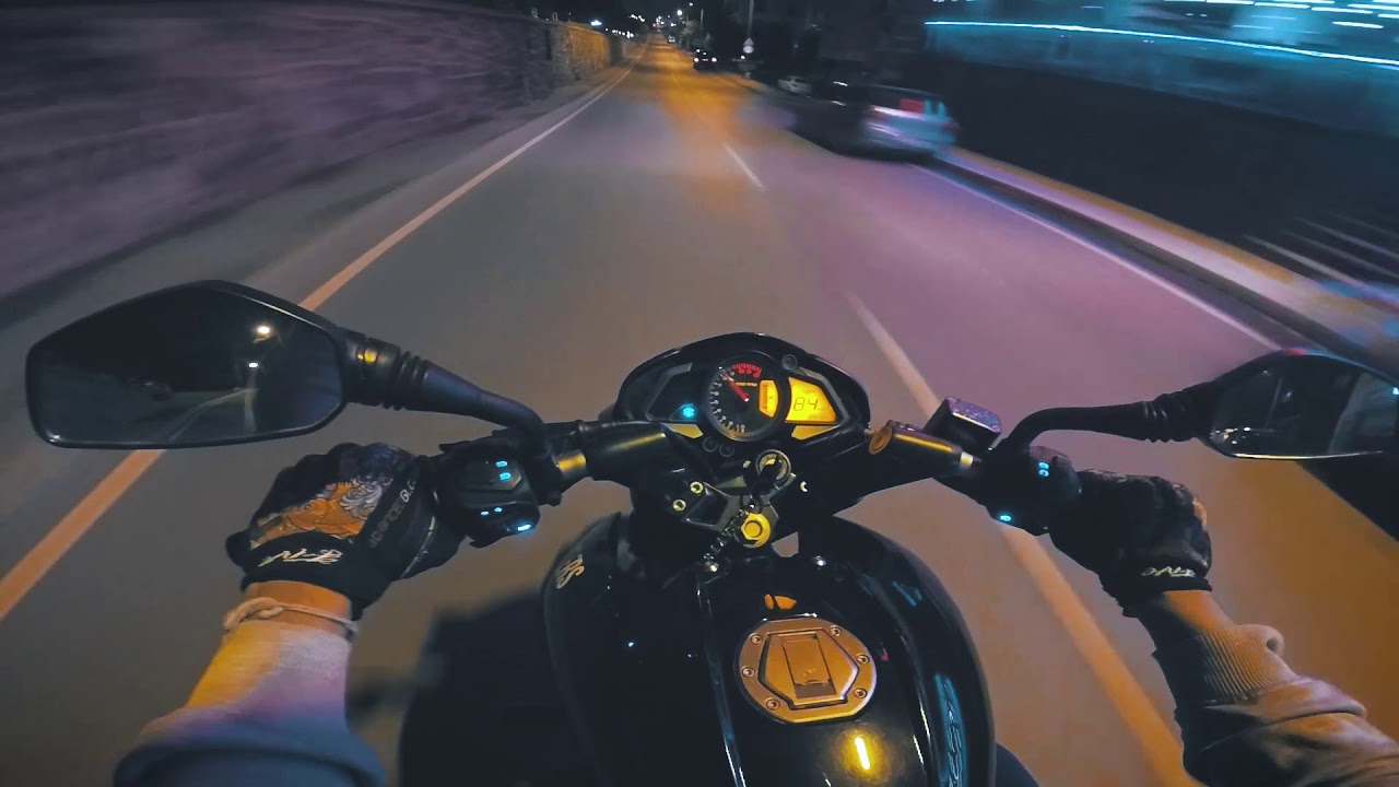 Pulsar 200 NS / Night Ride For Fun ! - YouTube