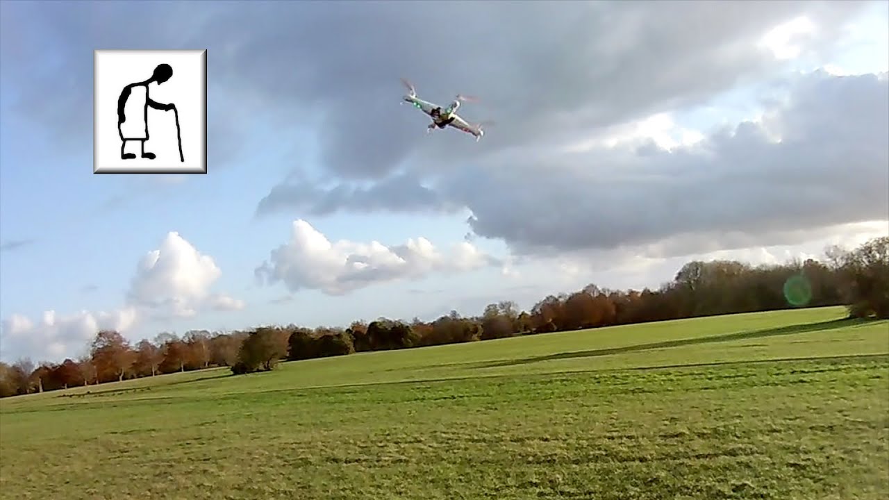 SYMA X5C first flight + can you visualise 50m? - YouTube