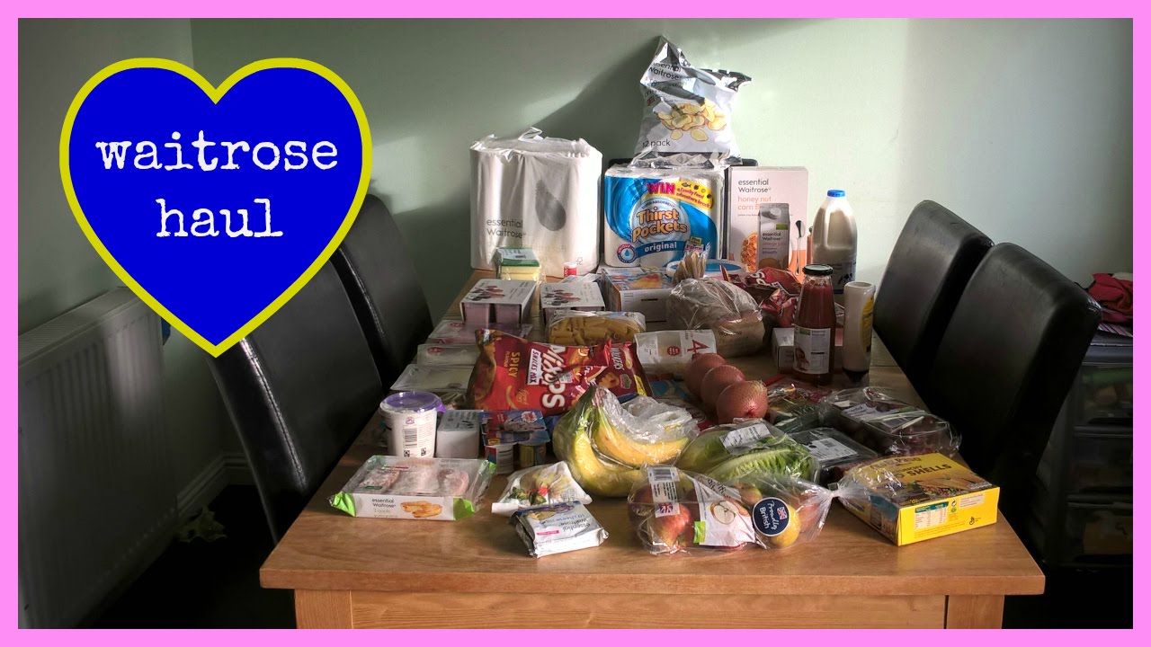 Waitrose weekly grocery shopping haul! - YouTube
