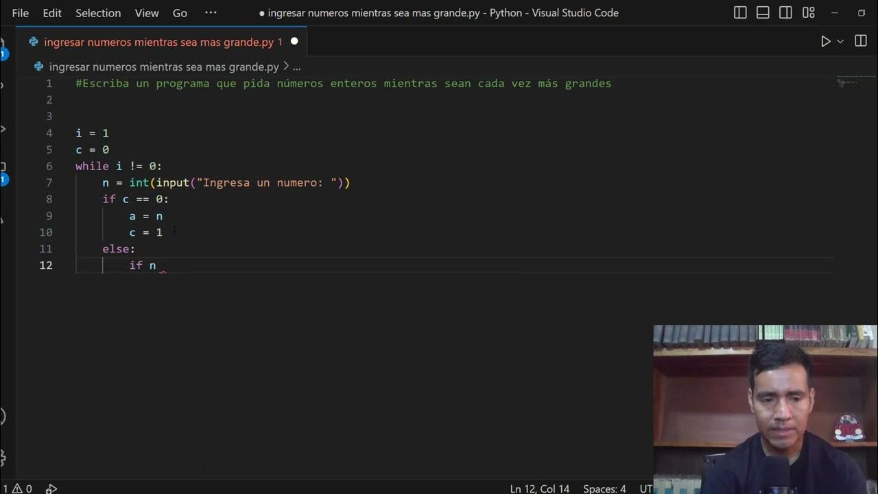 Escriba un programa que pida números enteros mientras sean cada vez más ...