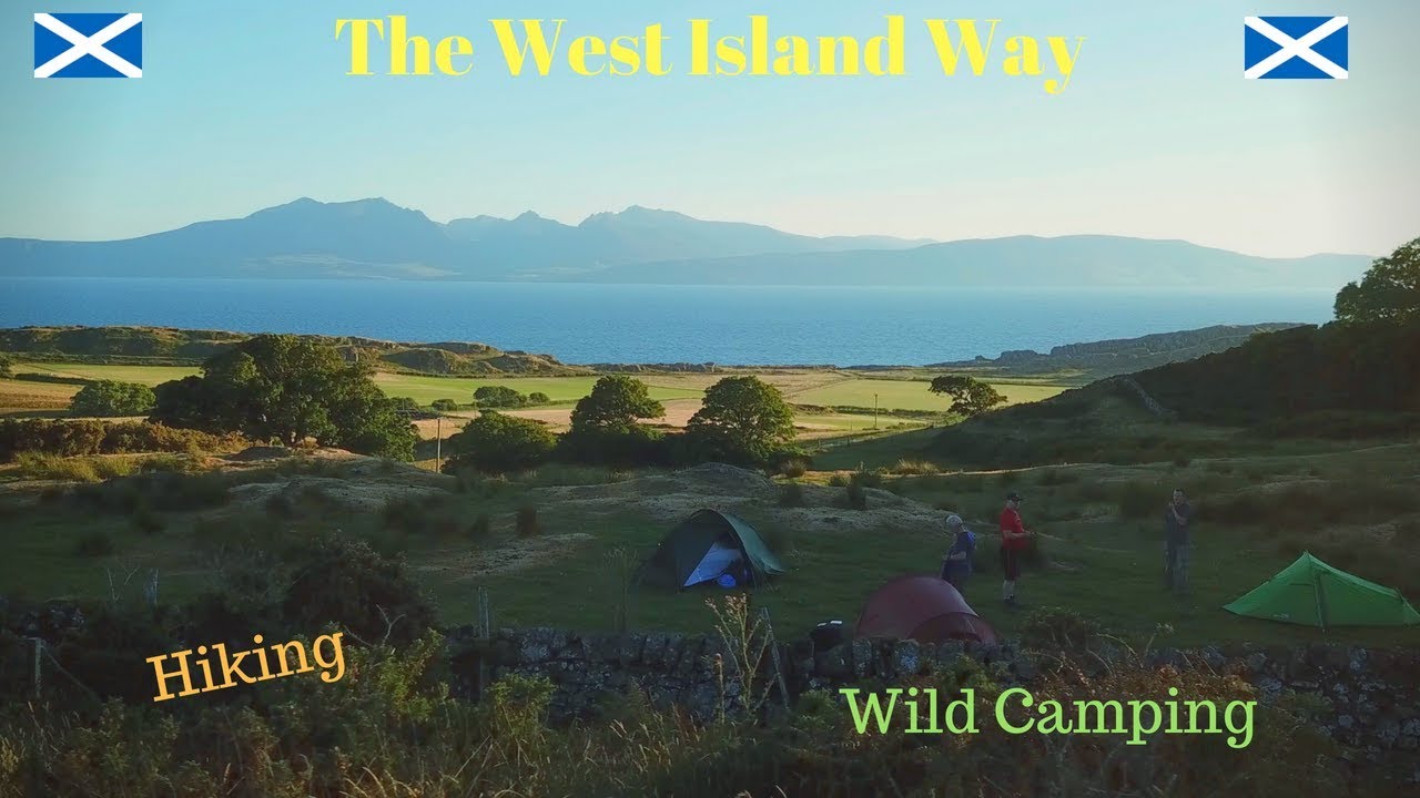 Hiking and wild camping the West Island way, Isle of Bute, Scotland ...