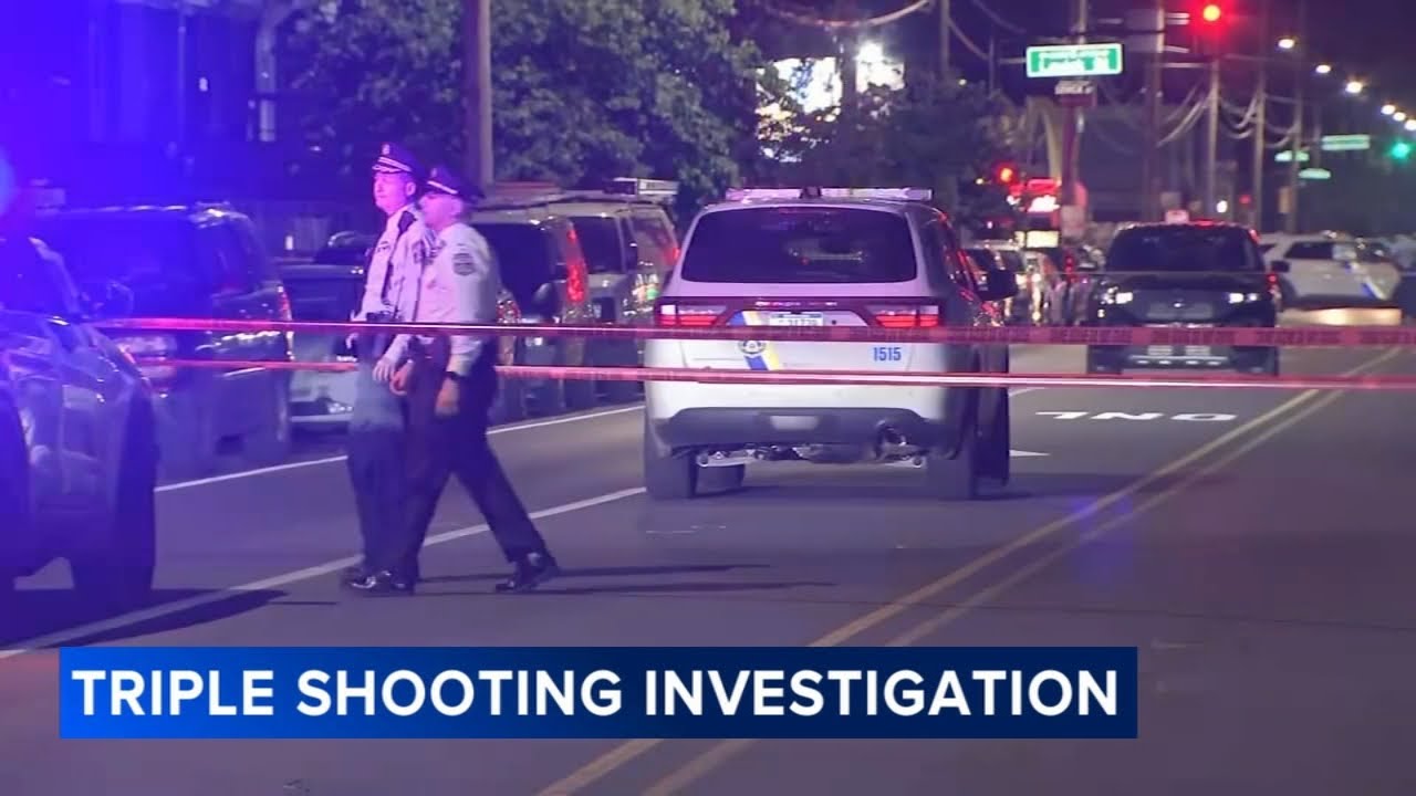 Car riddled with bullets after triple shooting in Philadelphia's ...