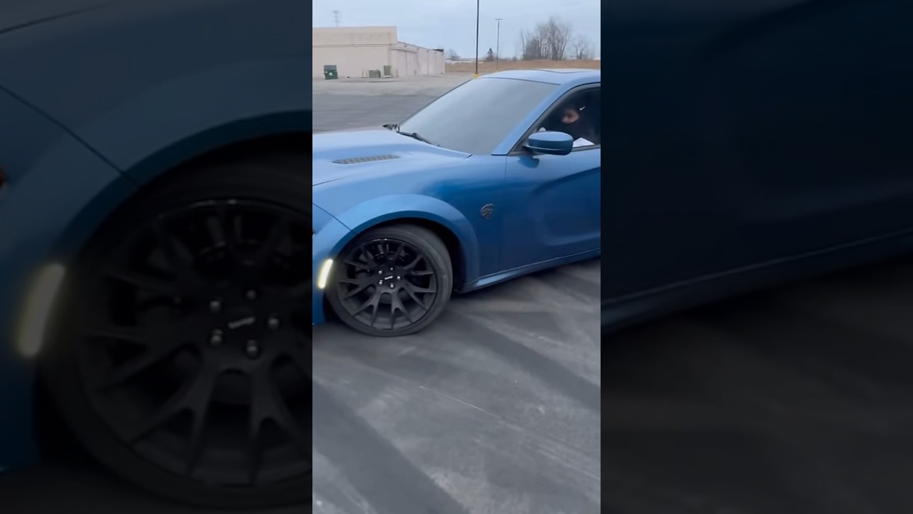 Yn’s sliding hellcat redeye widebody goes wrong police came…🚔‼️ # ...