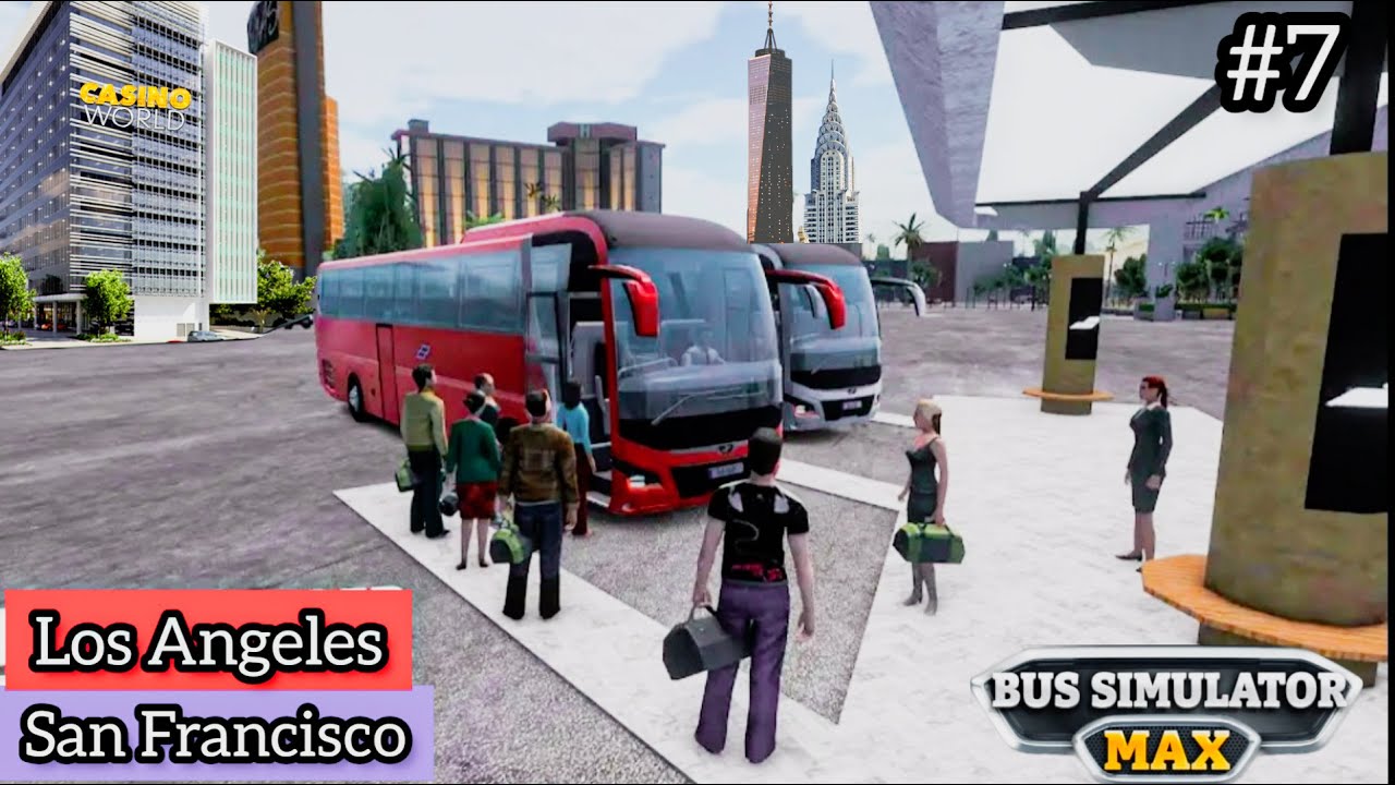 Bus Simulator Max : Trip to Los Angeles to San Francisco #52KM (Android ...