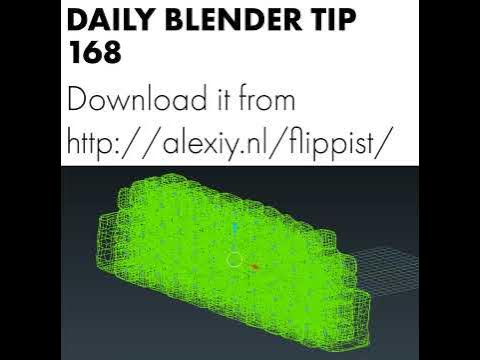 Daily Blender Tip 168 - Flipping normals on multiple objects - YouTube