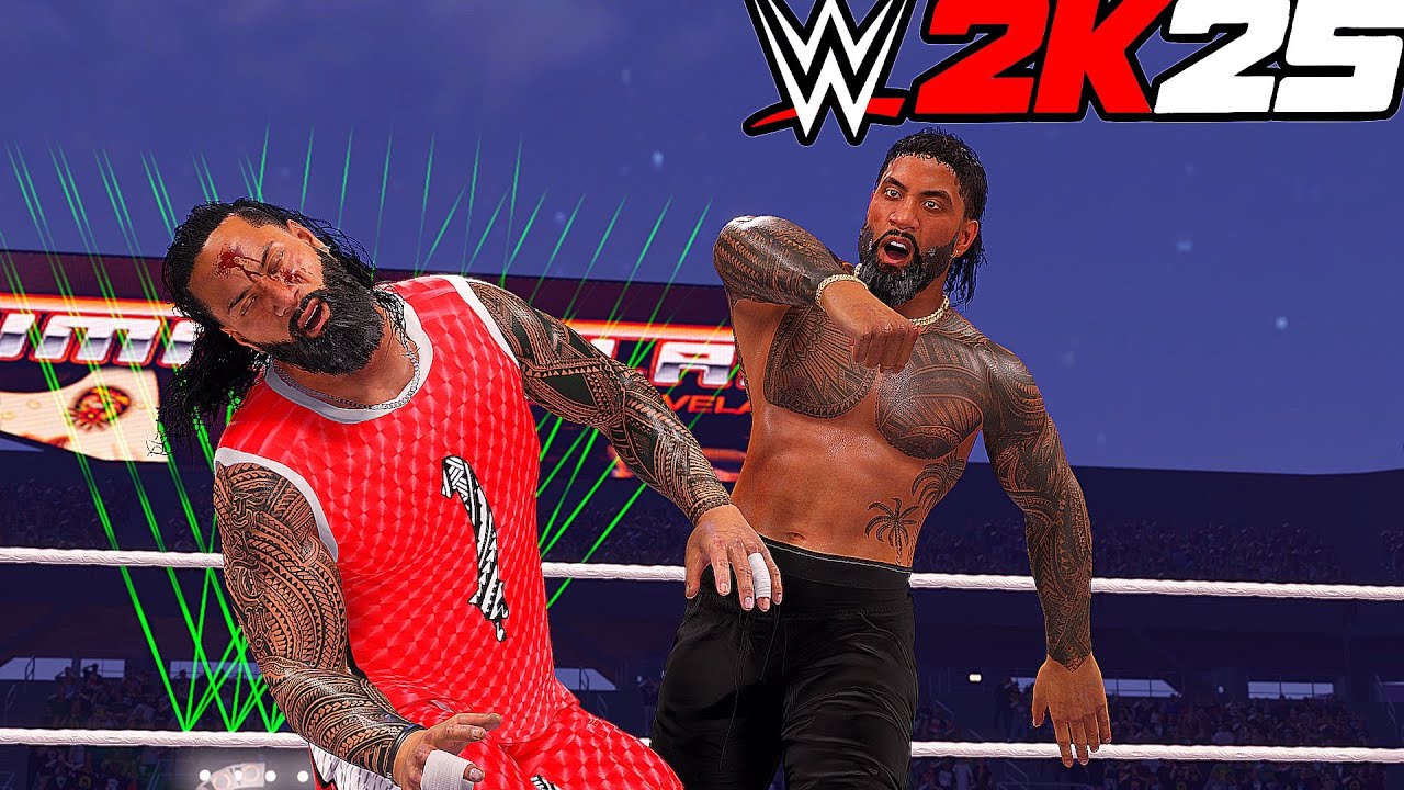 5 STAR MATCH! Jimmy Vs Jey | WWE 2K25 - YouTube