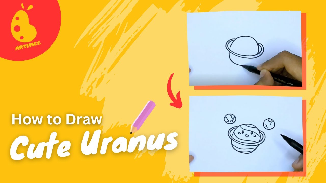 How to Draw Cute Uranus - YouTube