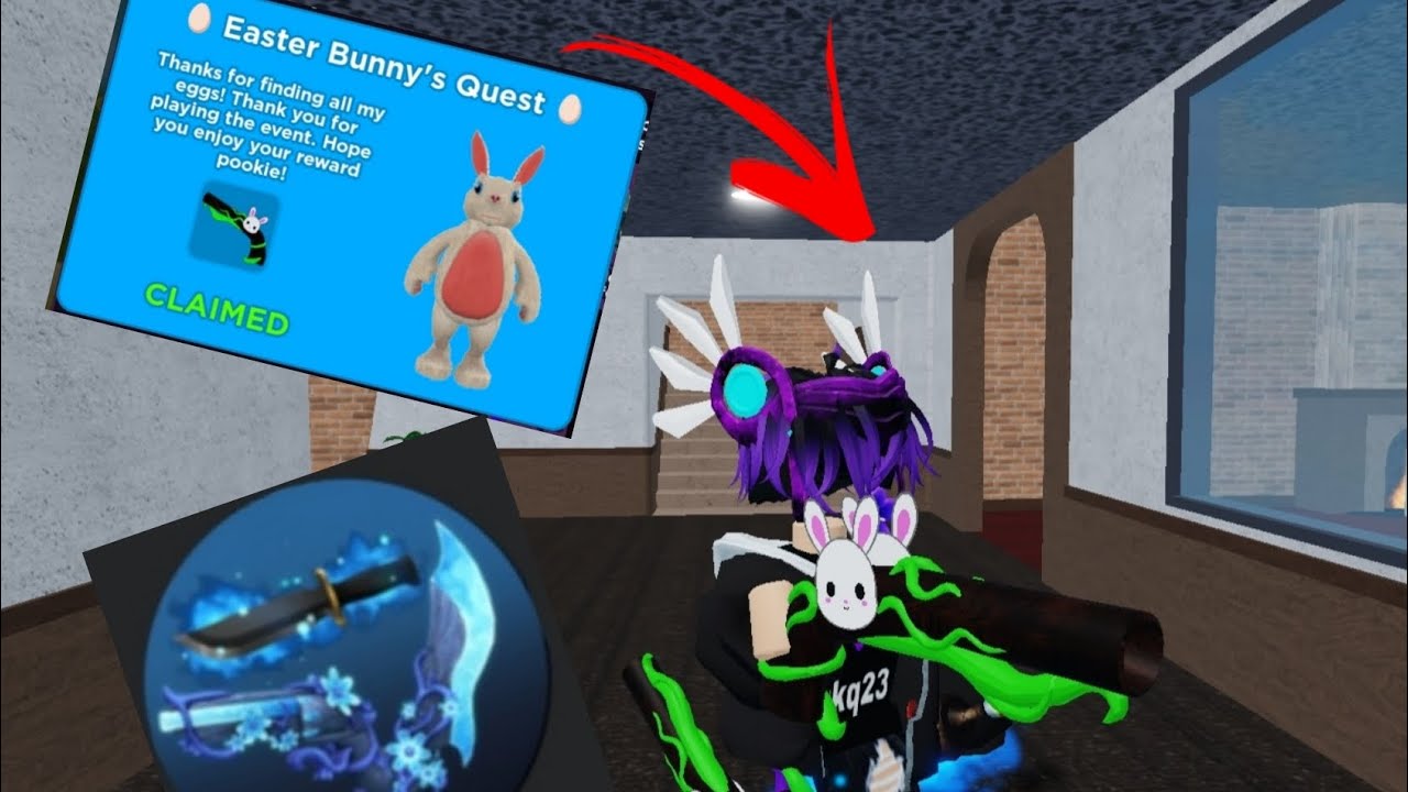 how to get the bunny gun in mm2 aim trainer (event) +showcase of the ...