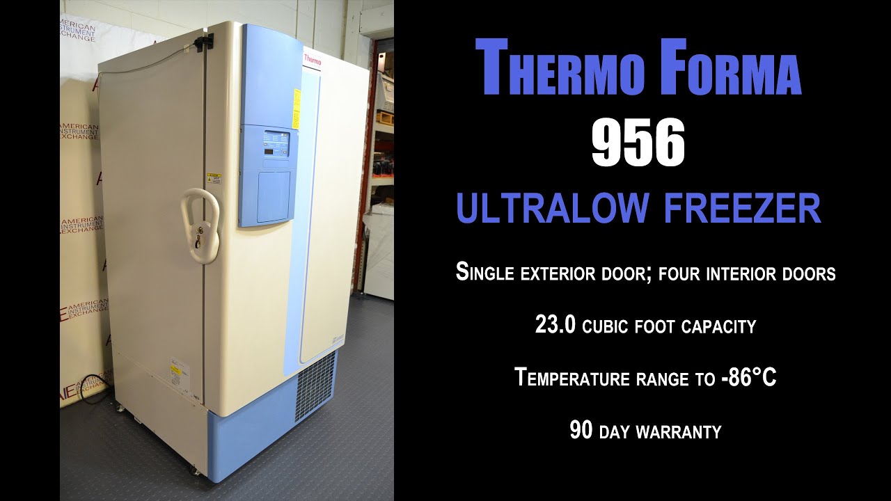 Thermo Forma 956 ultralow freezer (2545O FREEZER) - YouTube