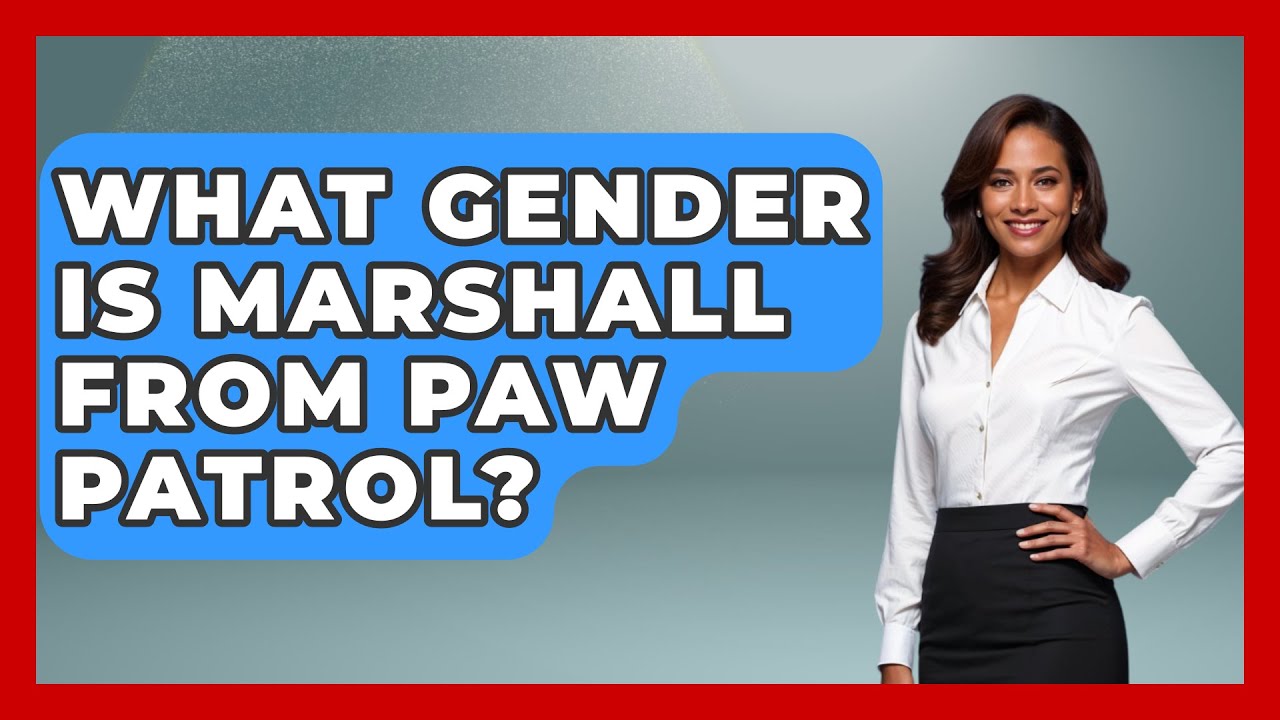 What Gender Is Marshall From Paw Patrol? - Gender Equality Network ...