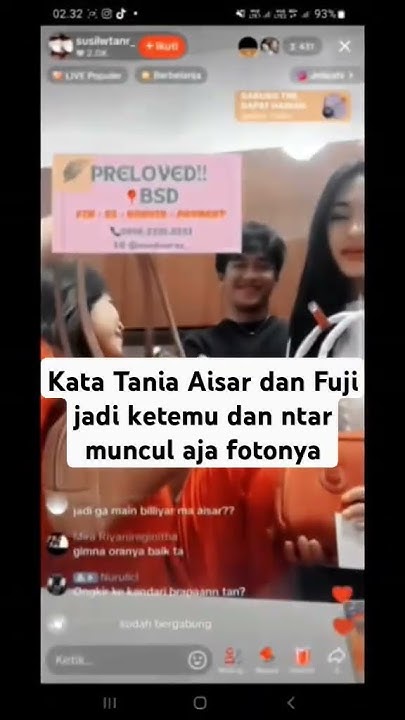 Tania Bilang Aisar Khaledd dan Fuji Jadi Ketemu di Billiard #aisarkhaled #fujian #aifu #fujiiian ...