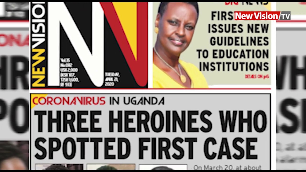 In your copy of the Newvision 21 April 2020 - YouTube