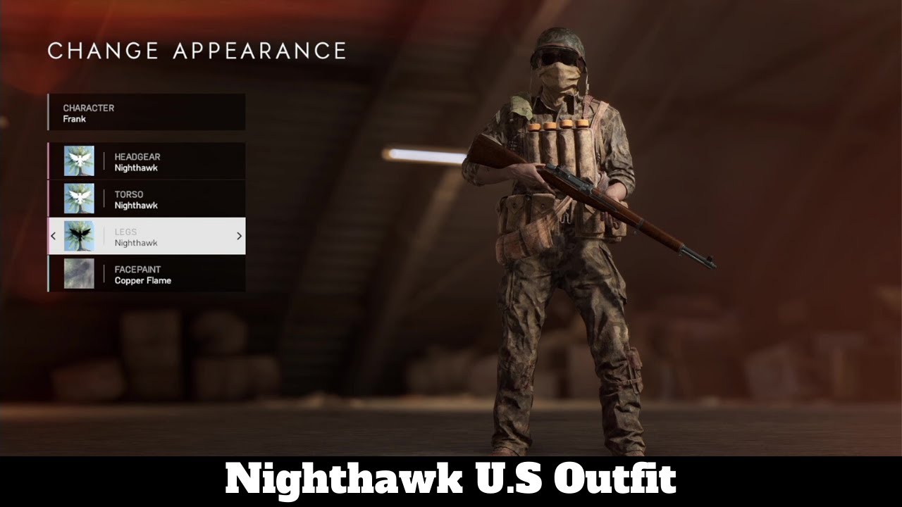 Battlefield V - Nighthawk Epic U.S Outfit (Chapter 5 - Max Rank Unlock ...