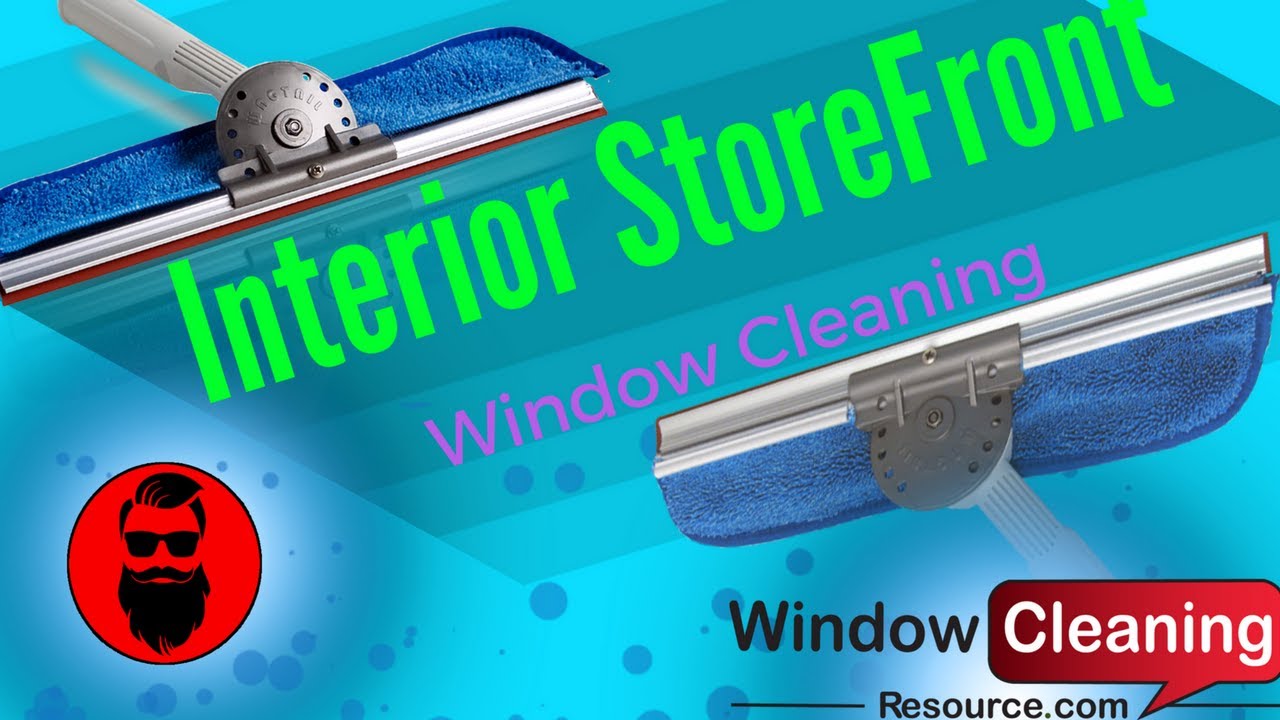 Interior StoreFront Window Cleaning - YouTube