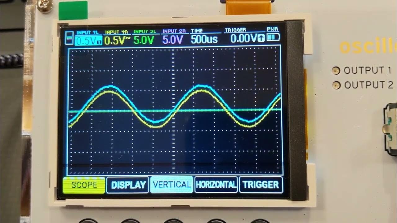 Simple demo of Synth_Sine_Partial class for Teensy microcontroller - YouTube