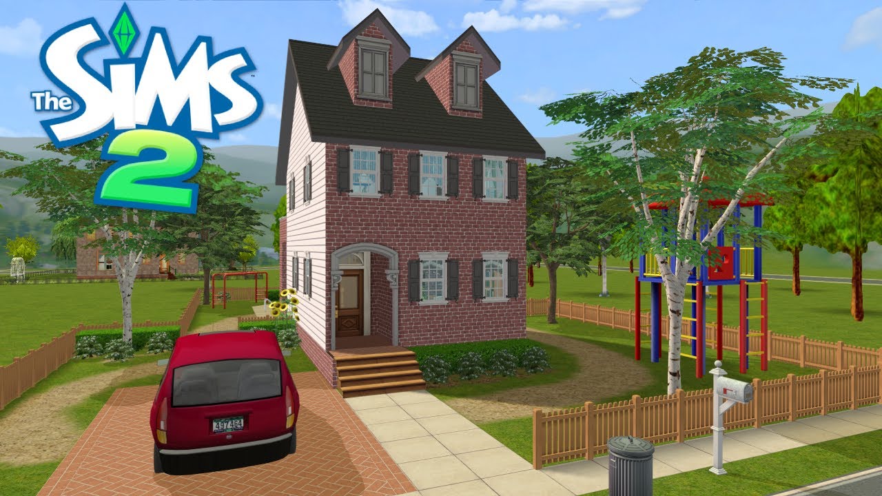 Mid 2000s Townhouse 🏠 | The Sims 2 Speed Build - YouTube