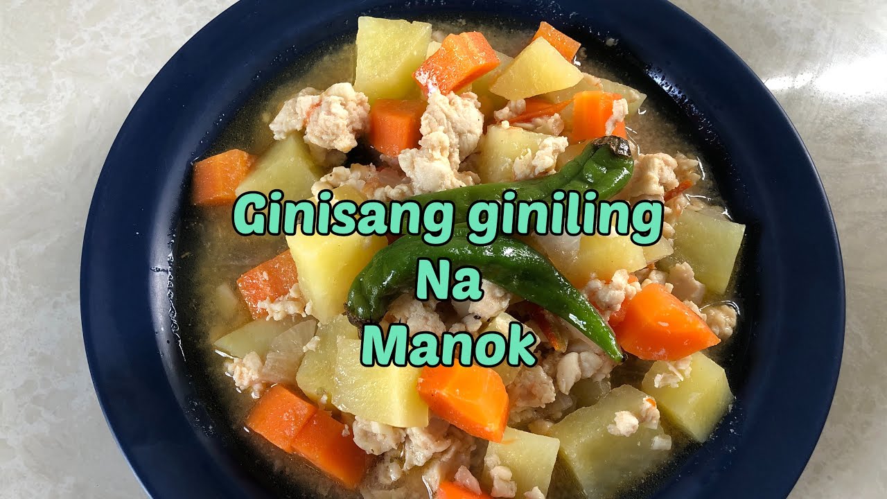 Ginisang giniling na manok!!! (Simple recipe ni atiii the feeling chef ...