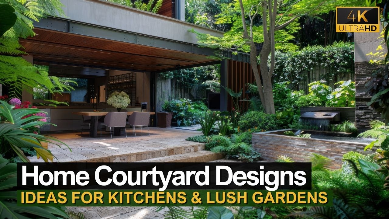 Enchanting Home Courtyard Designs: Stunning Ideas for Kitchens and Lush ...