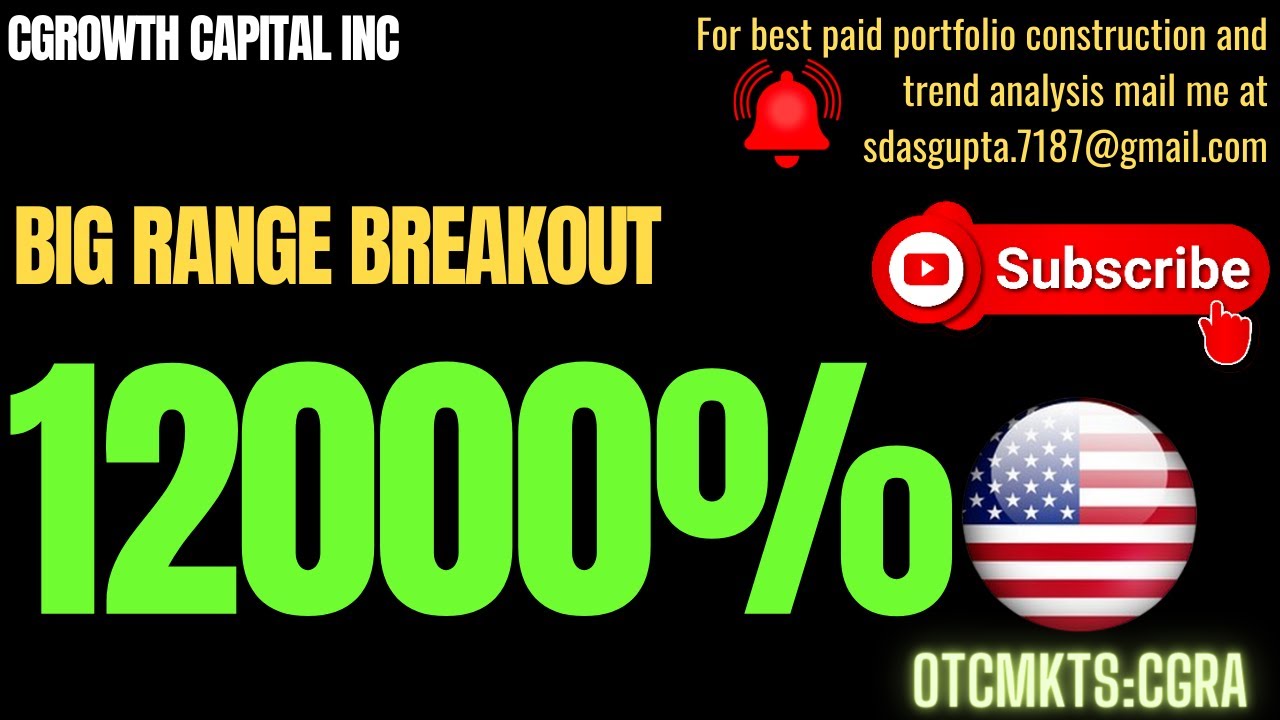 CGROWTH CAPITAL INC BIG RANGE BREAKOUT | CGRA STOCK - YouTube