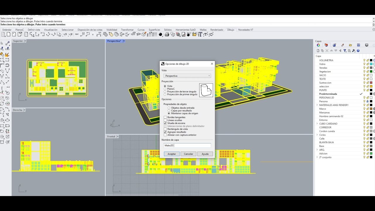 CREAR DIBUJO 2D - RHINOCEROS - FRACTAL 2024 - YouTube