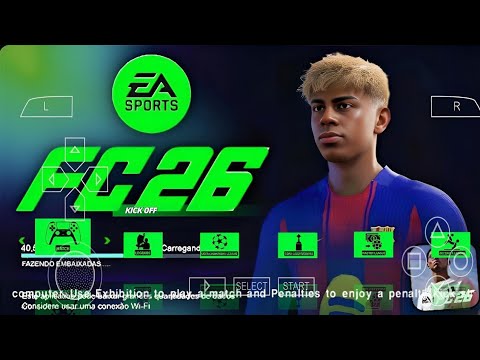 FIFA 26 PPSSPP ORIGINAL Android Offline 4K Camera |EA FC 26 PPSSPP HD ...