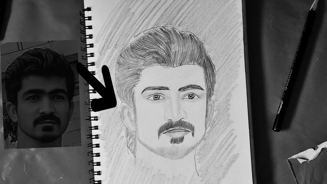 How to Make A Sketch || Easy method Draw Outline - YouTube