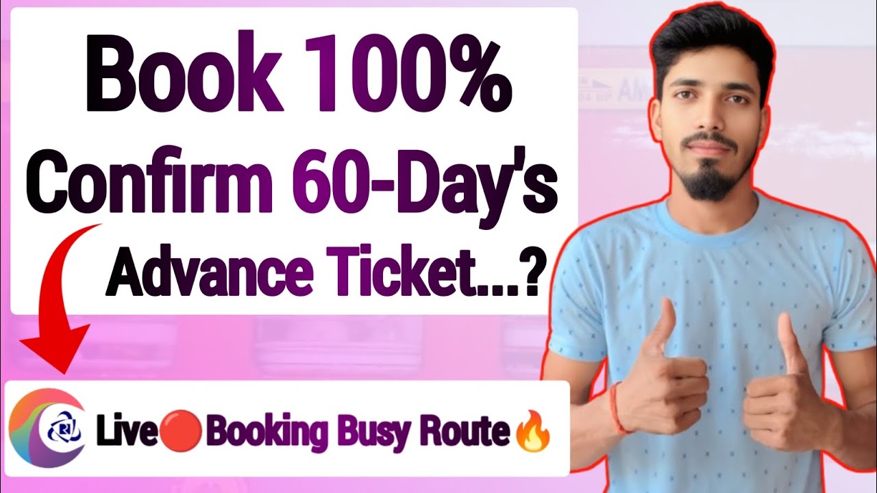 Advance 60-Days Train Ticket Confirm Booking Online | IRCTC se Confirm ...