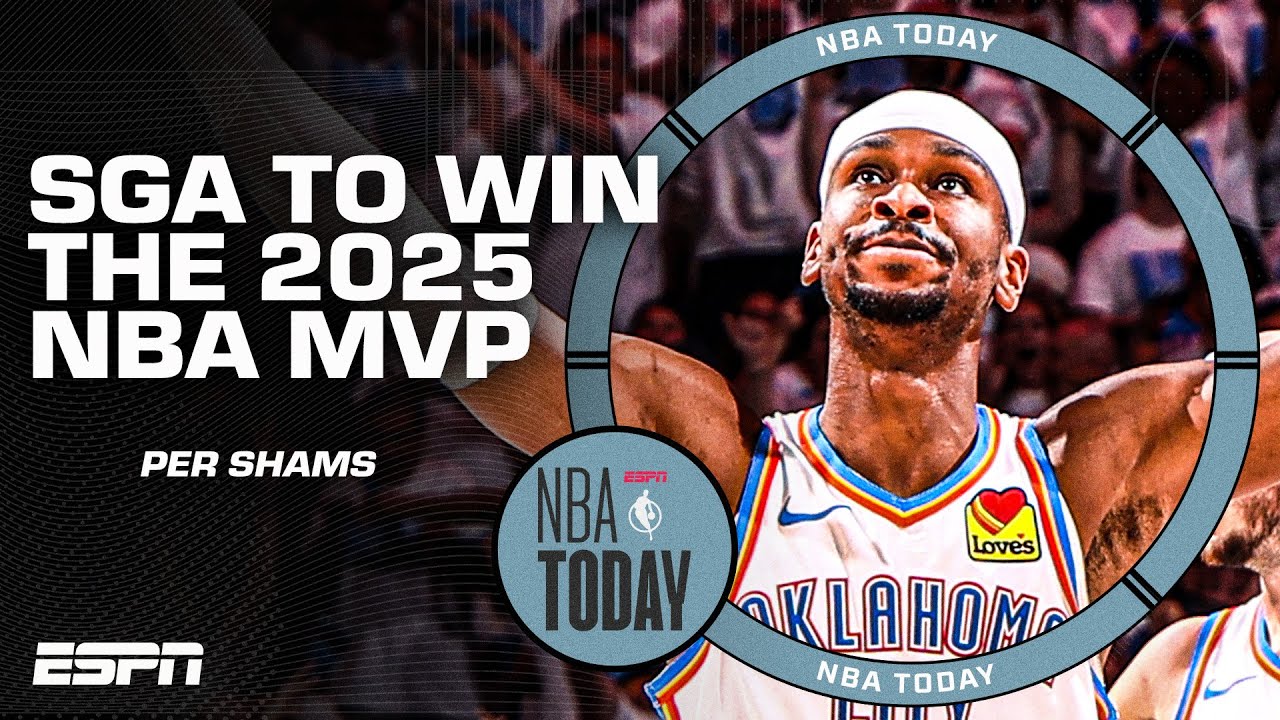BREAKING: Shai Gilgeous-Alexander wins 2025 NBA MVP, per Shams Charania | NBA Today - YouTube