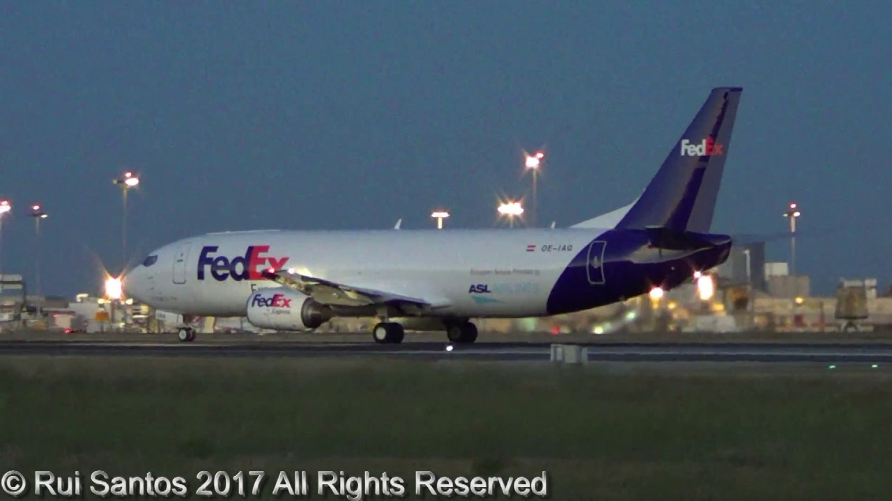 FedEx Express (ASL Airlines Belgium) Boeing 737-4M0(BDSF) OE-IAQ (cn ...