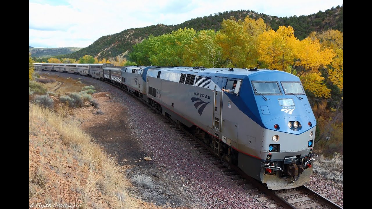 Amtrak's Southwest Chief #3 in Canyoncito, NM - 11/11/15 - YouTube