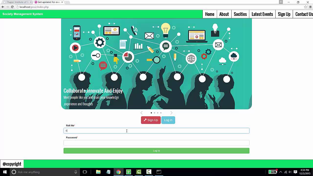 Society Management System(Project Video) - YouTube