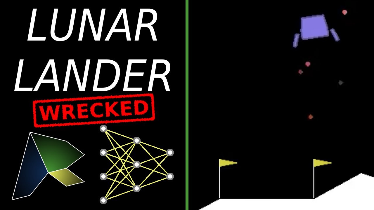 AI Bots Play Lunar Lander - YouTube