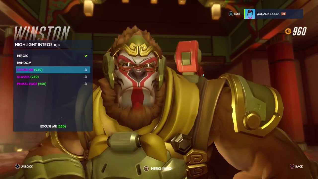Overwatch Year of the Rooster Skin Showcase - Winston - Sun Wukong - YouTube