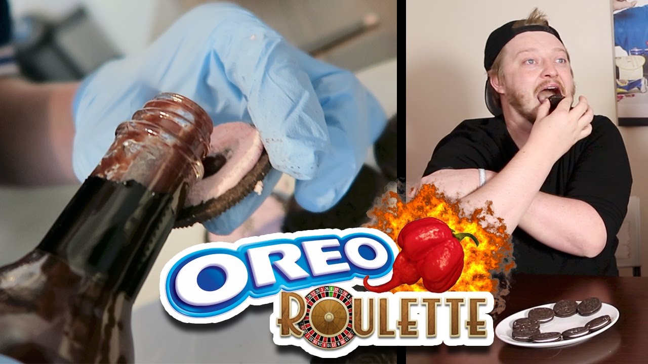 OREO ROULETTE w/ WORLD'S HOTTEST CHILLI (2 Million Scovilles ...
