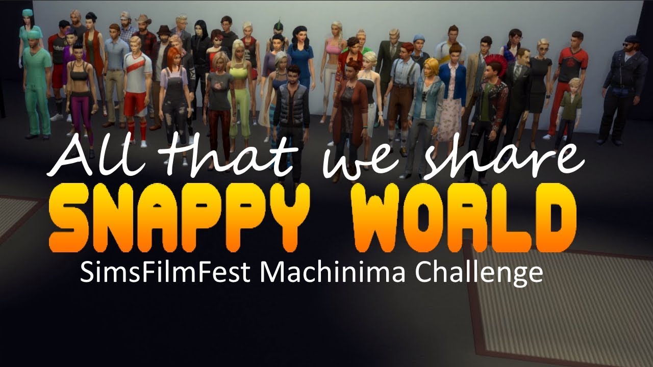 SimsFilmFest ⭐ PSA Machinima Challenge 😊 All that we share (Danish TV ...