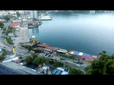 papua jayapura,dari ketinggian batu putih belakang PLTD