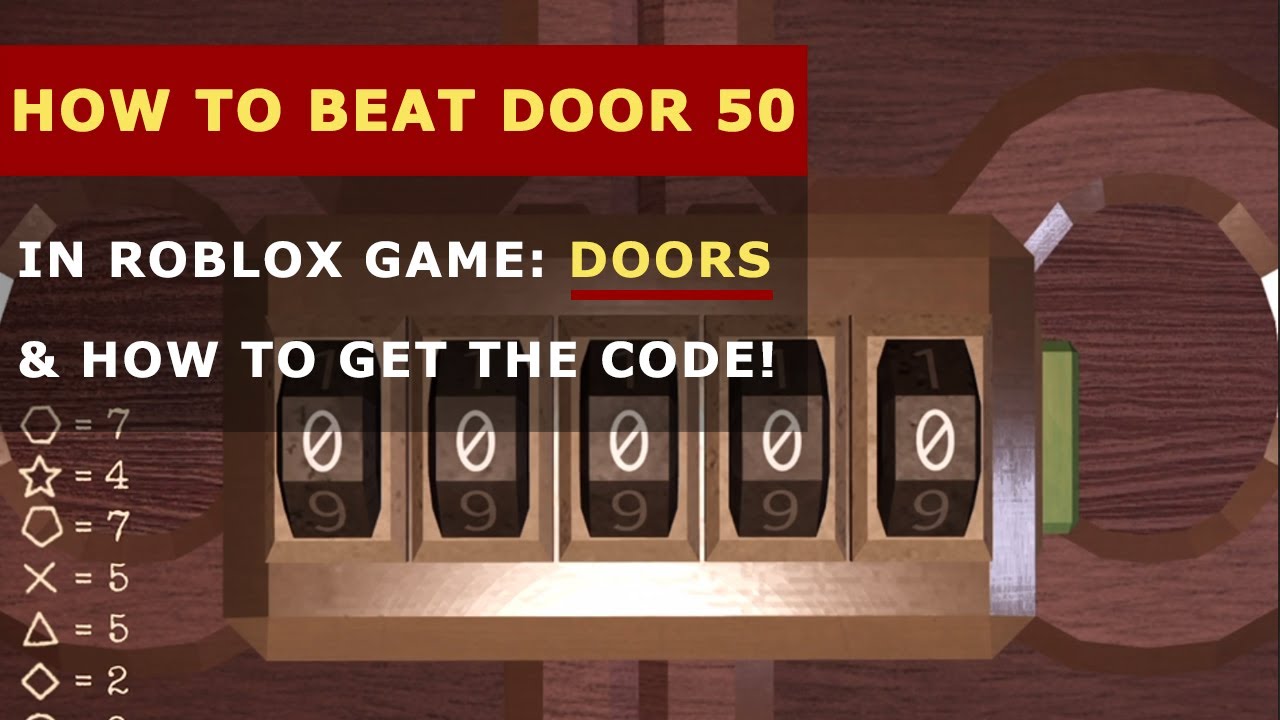How To Beat Door 50 In Doors I Roblox I Gaming Youtube