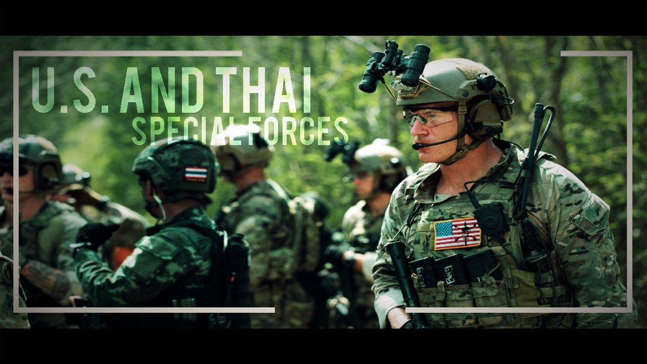 U.S. and Thai Special Forces Partnership in U-Tapao Thailand September ...