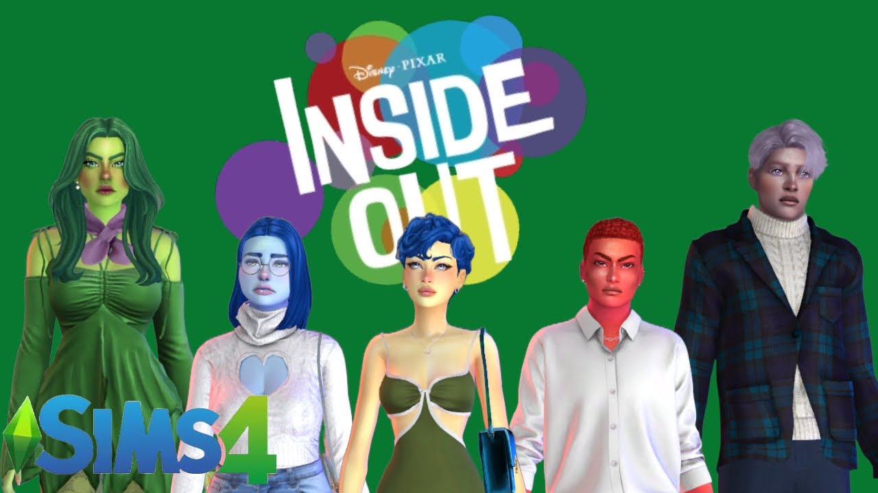 Creating Inside Out Characters in the Sims 4| Sims 4 Create A Sim - YouTube