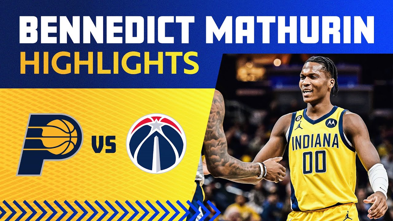 Bennedict Mathurin 18 Points & 8 Rebounds | Indiana Pacers vs ...